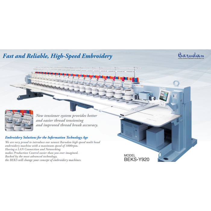 Barudan BEKS Series Multi-Head Computerized Embroidery | Buy Online at IIGM PVT LTD IIGM ...